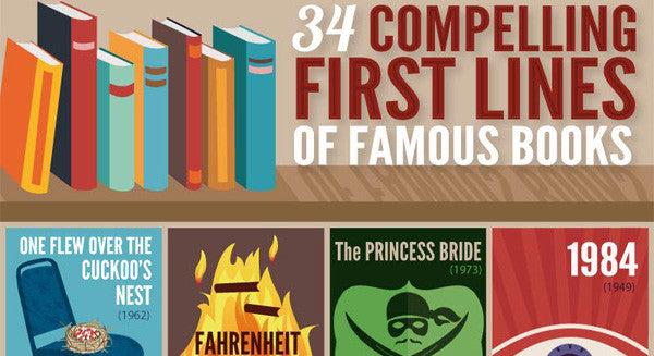 An Awesome Infographic That Illustrates The First Lines Of Books ...