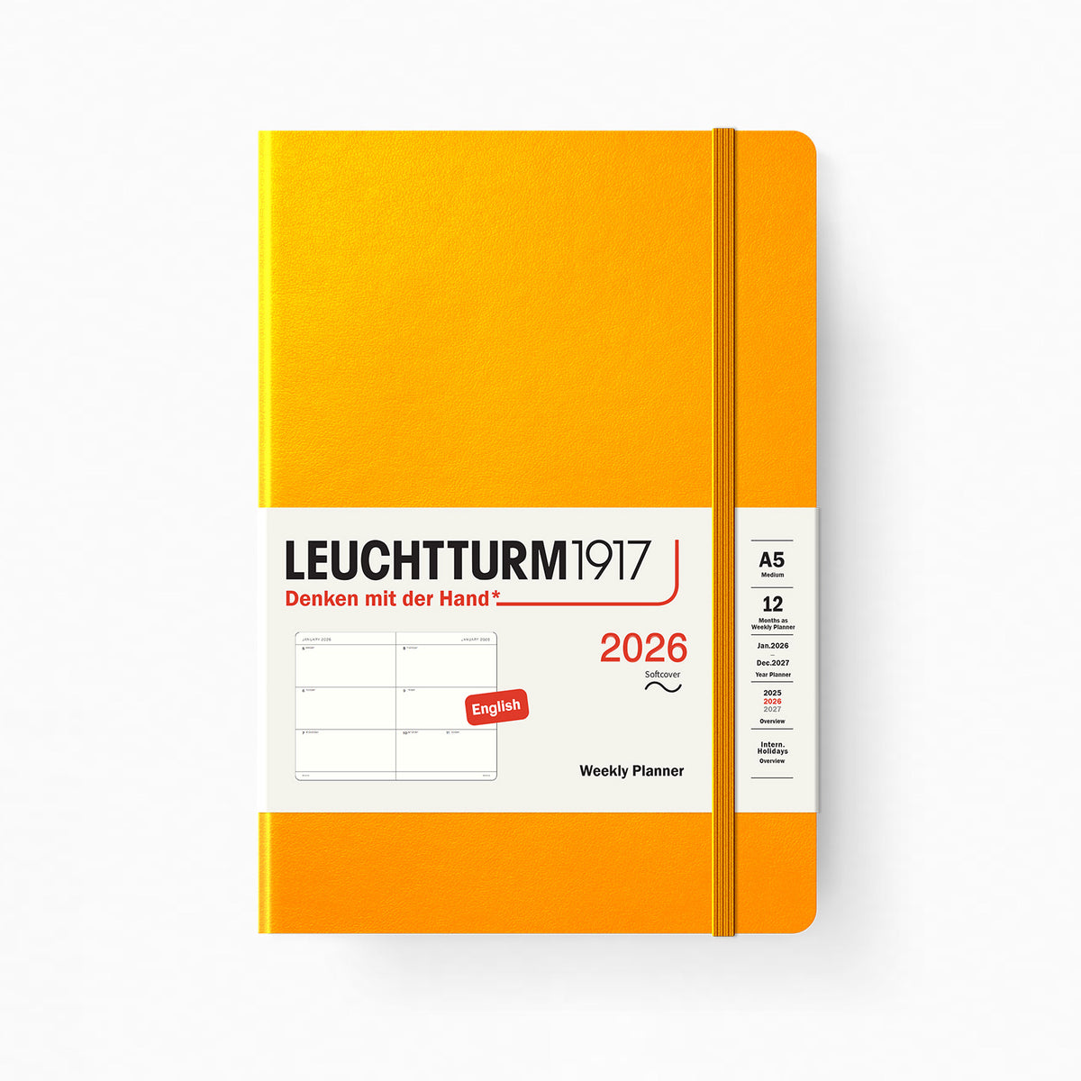 2026 Leuchtturm 1917 Weekly Planner - RISING SUN Softcover – Jenni Bick Custom Journals