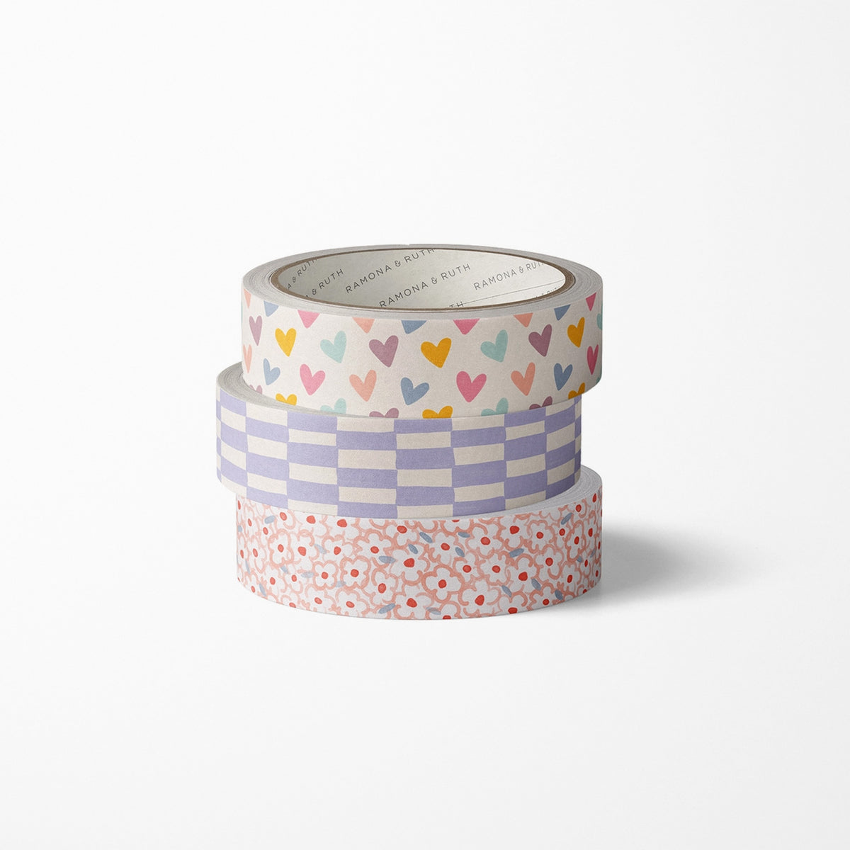 Sweet Hearts Washi Tape - Set of 3 Designs – Jenni Bick Custom Journals