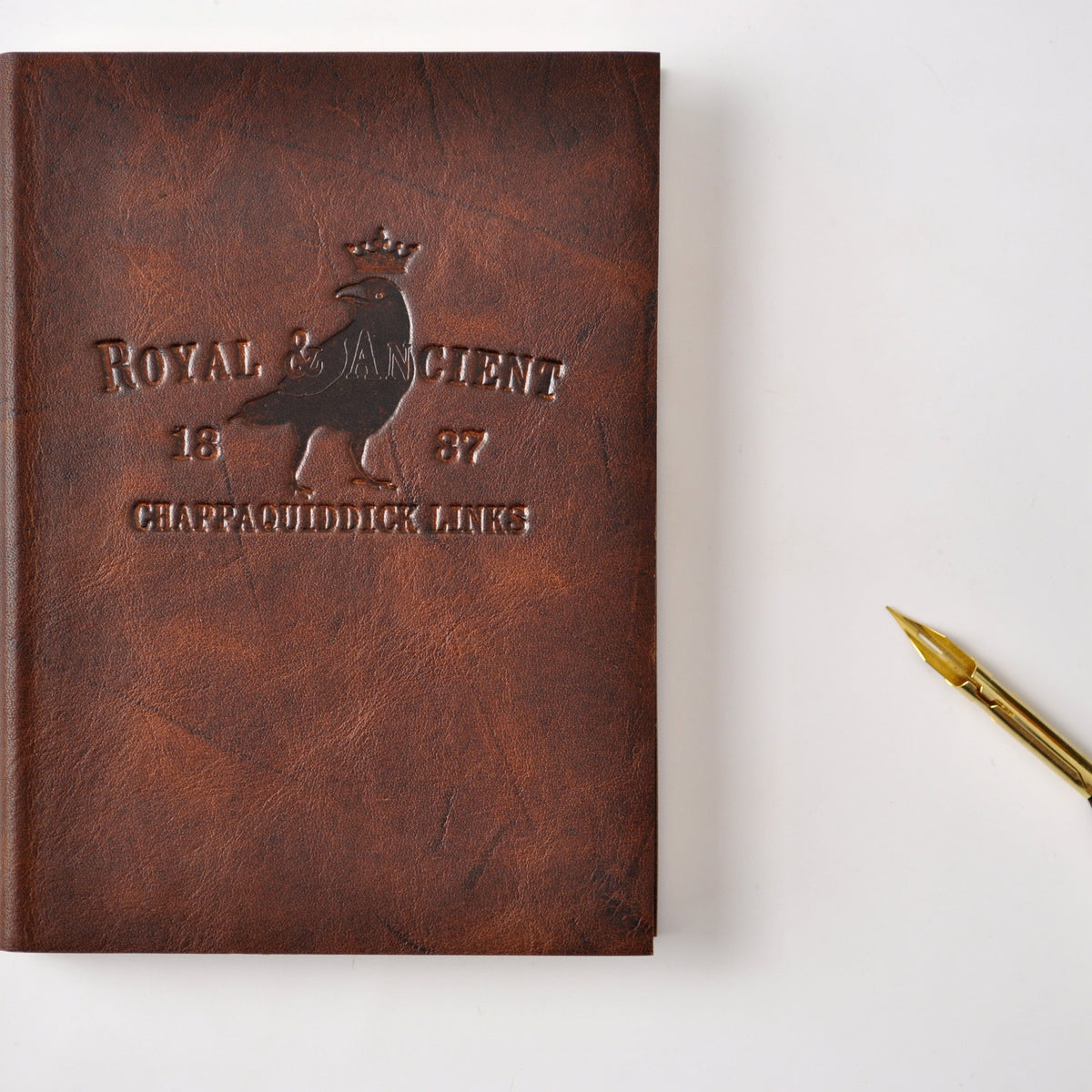 Blind Embossed Logo on Base Camp Journal – Jenni Bick Custom Journals