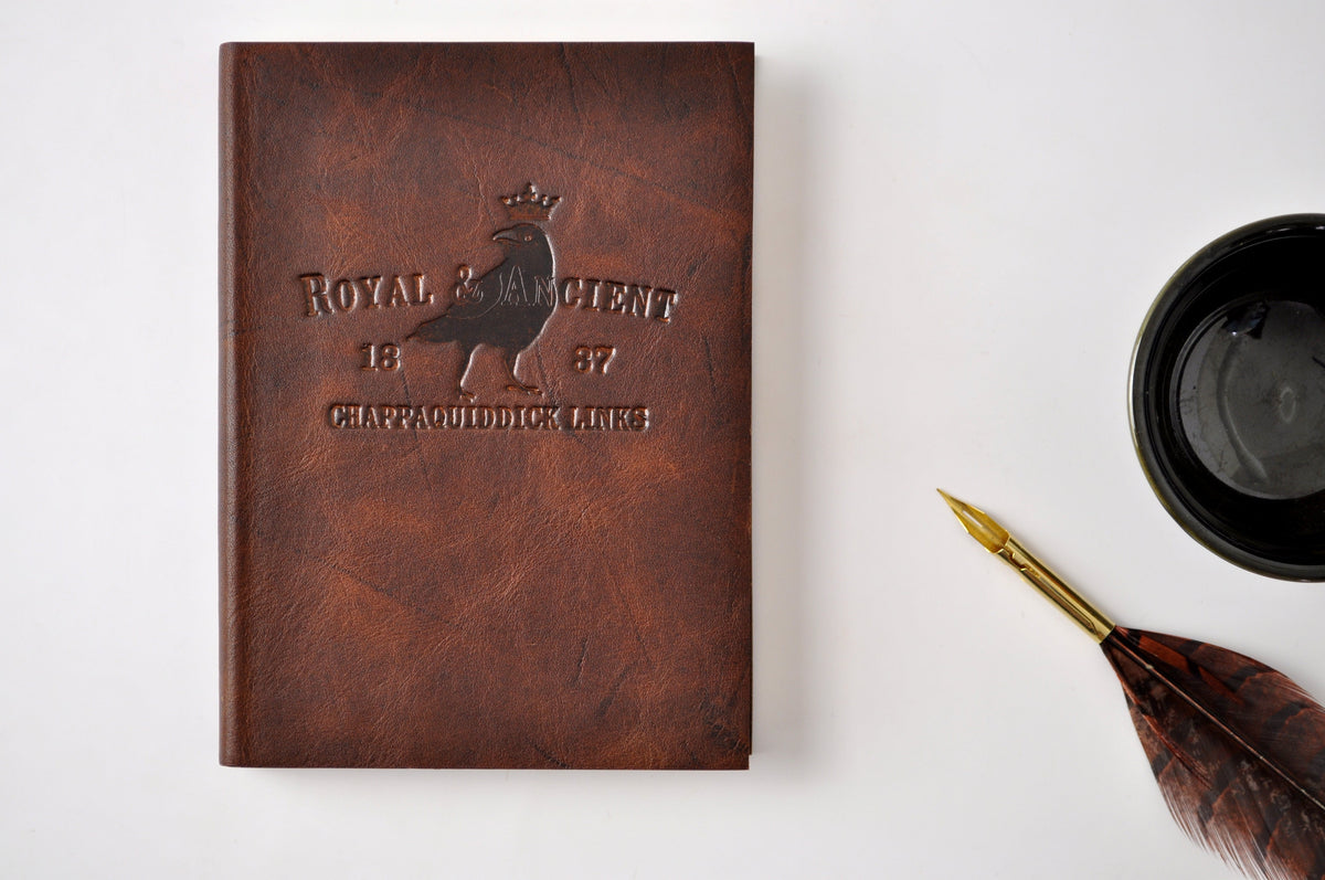 Blind Embossed Logo on Base Camp Journal – Jenni Bick Custom Journals