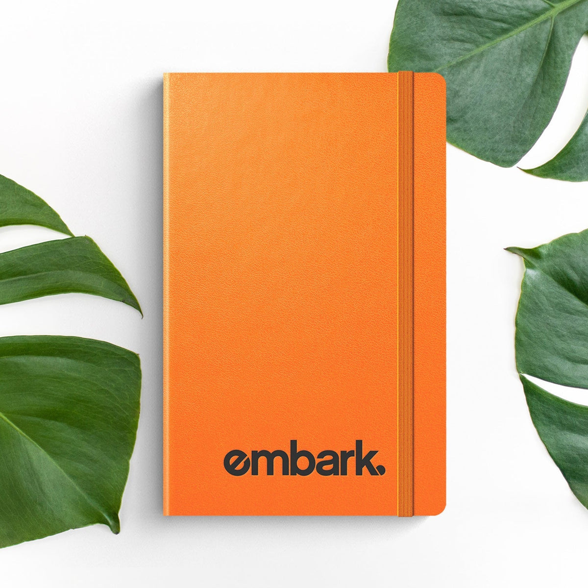 Bold Orange Notebooks with Black Embossing – Jenni Bick Custom Journals