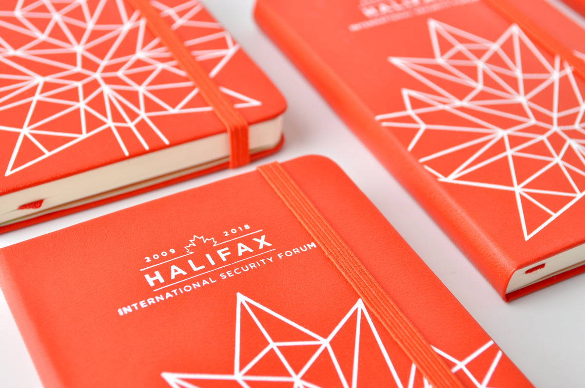 Oversize White Logo on Red – Jenni Bick Custom Journals