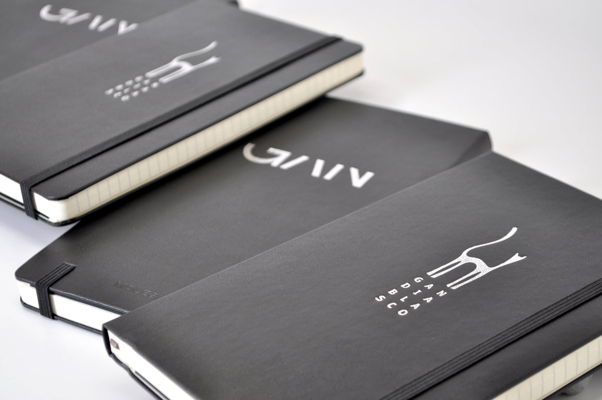 Silver Logo on Front and Back – Jenni Bick Custom Journals