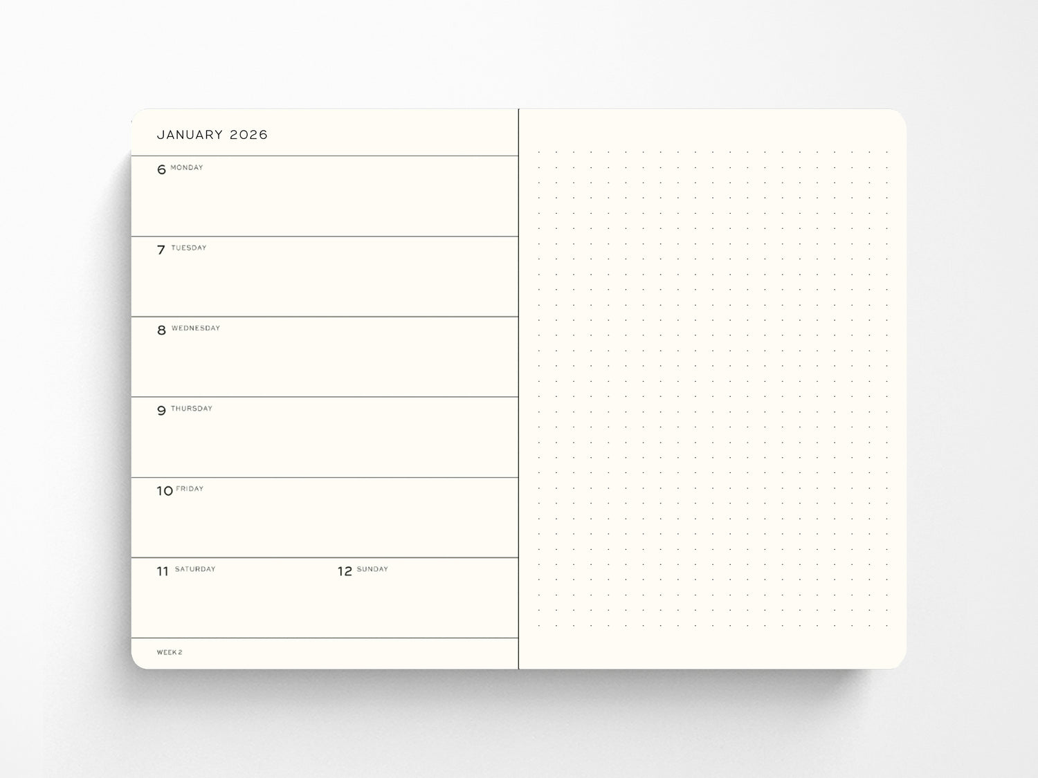 2026 Leuchtturm 1917 Weekly Planner & Notebook - RISING SUN Hardcover, – Jenni Bick Custom Journals