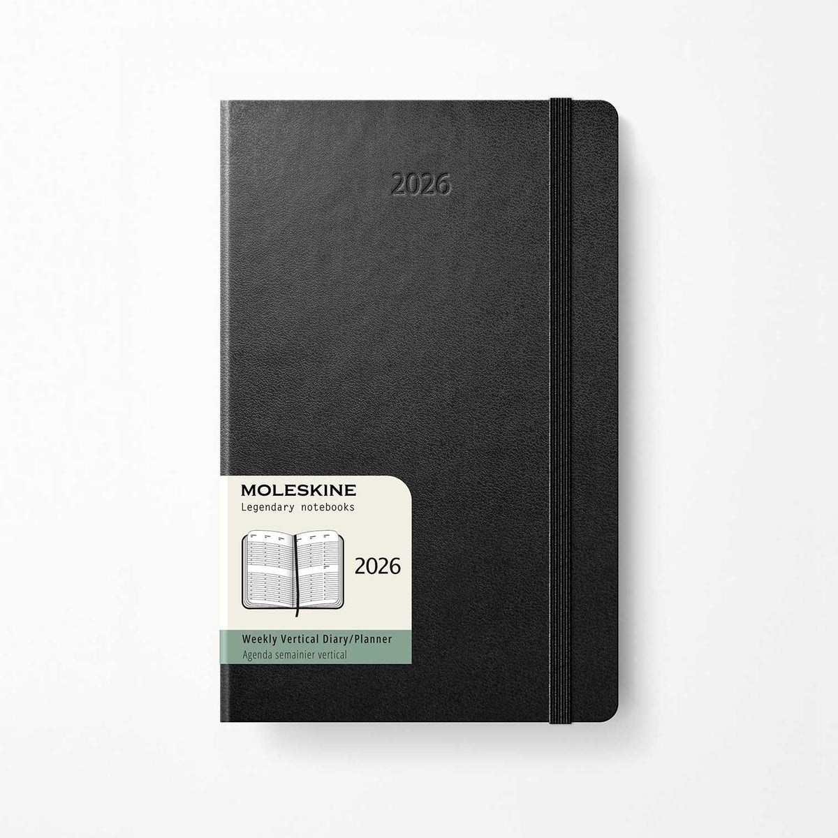 2026 Moleskine Weekly Vertical Planner - BLACK Hardcover – Jenni Bick ...
