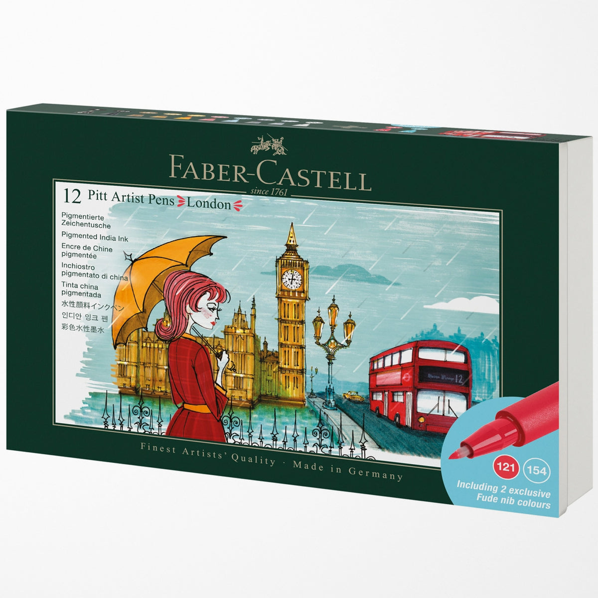 Faber-Castell Artist Pitt Pen Set - City Collection - London – Jenni ...