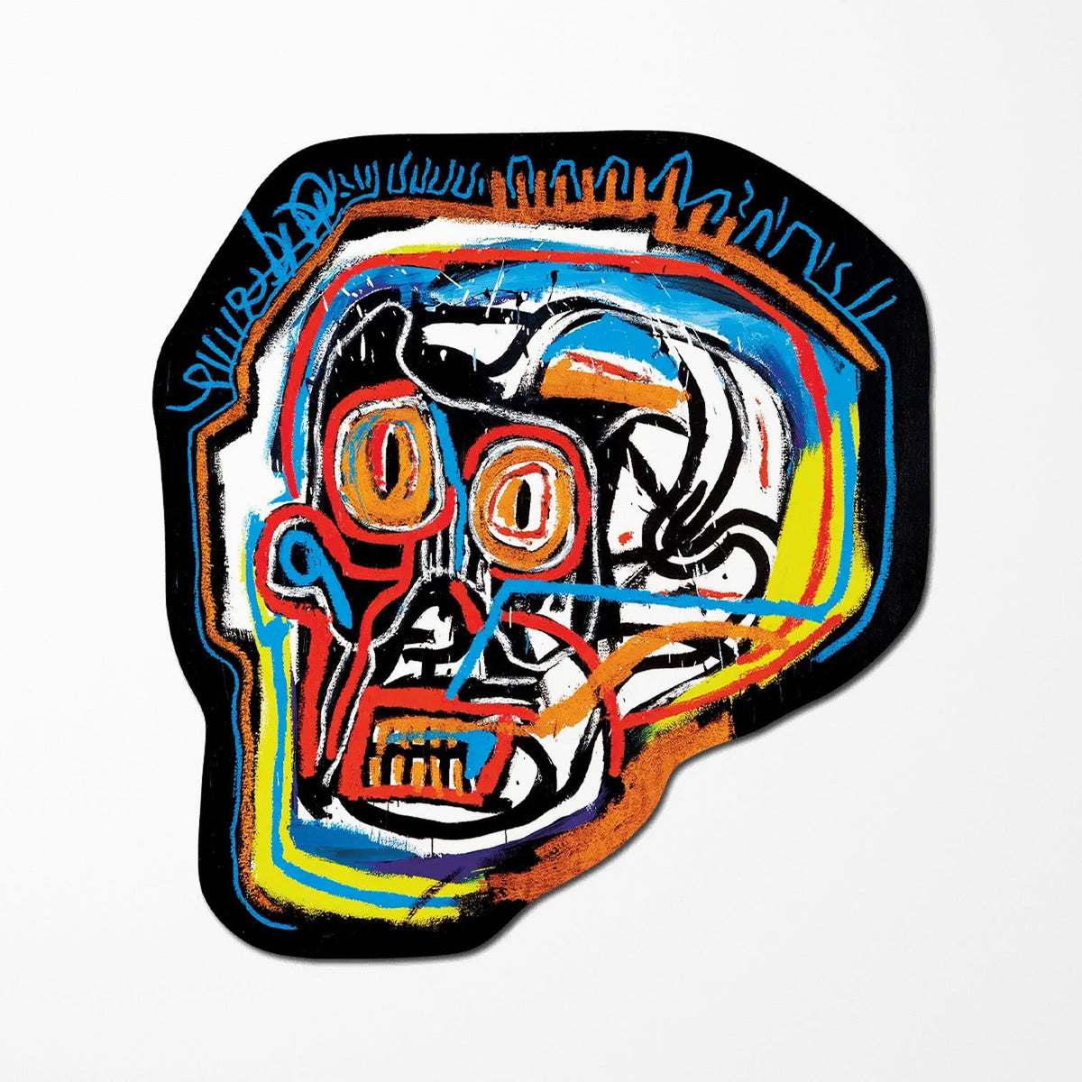 Basquiat Big Head Vinyl Sticker – Jenni Bick Custom Journals