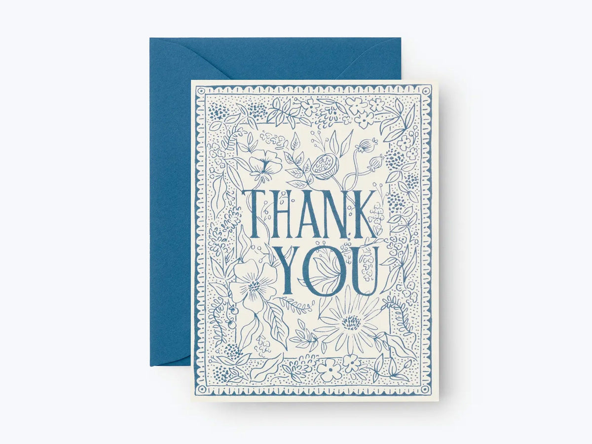 Delft Thank You Notes, Box of 8 – Jenni Bick Custom Journals