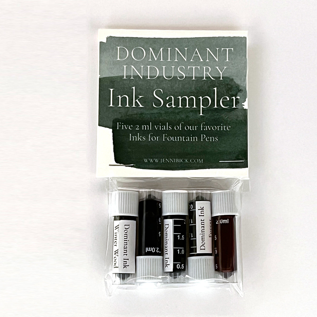 Dominant Industry Ink Sampler Set of 5 – Jenni Bick Custom Journals