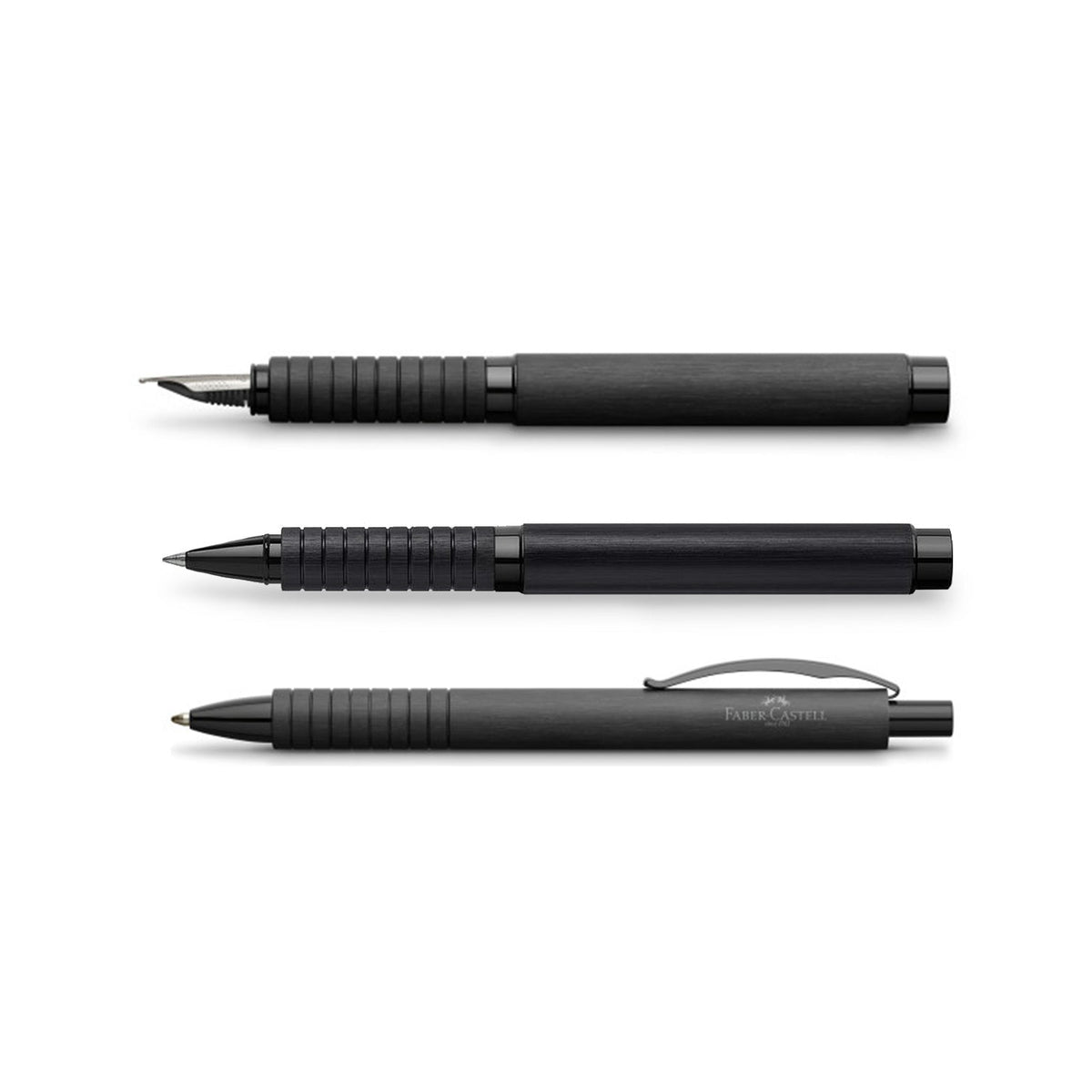 Faber Castell ESSENTIO Aluminum Black Collection – Jenni Bick Custom ...