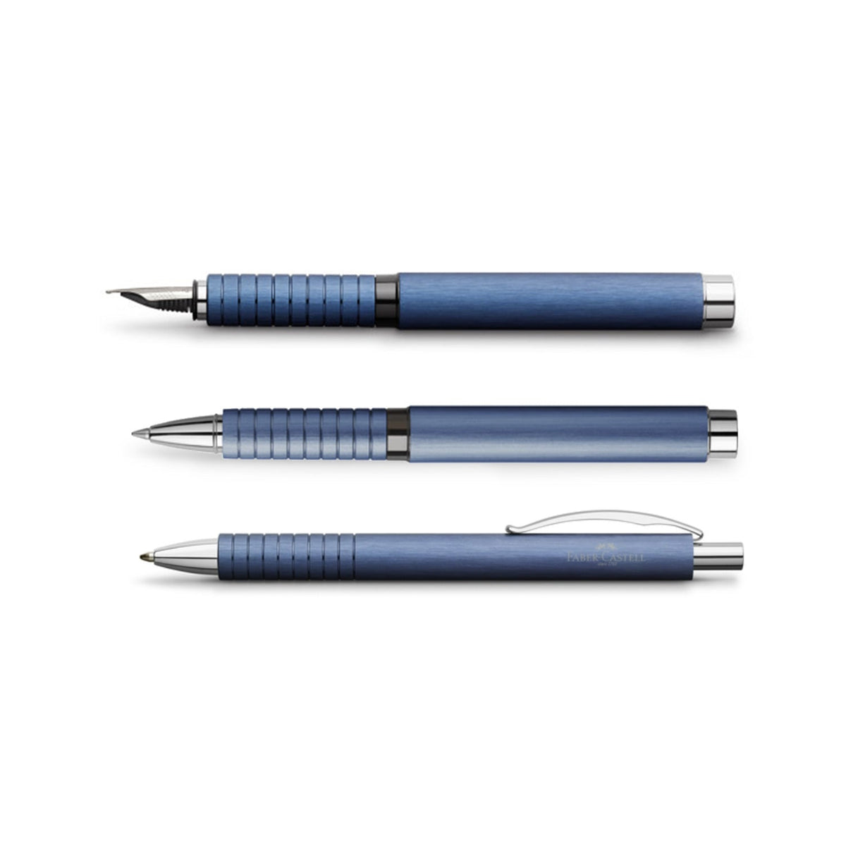 Faber Castell ESSENTIO Aluminum Blue Collection – Jenni Bick Custom ...