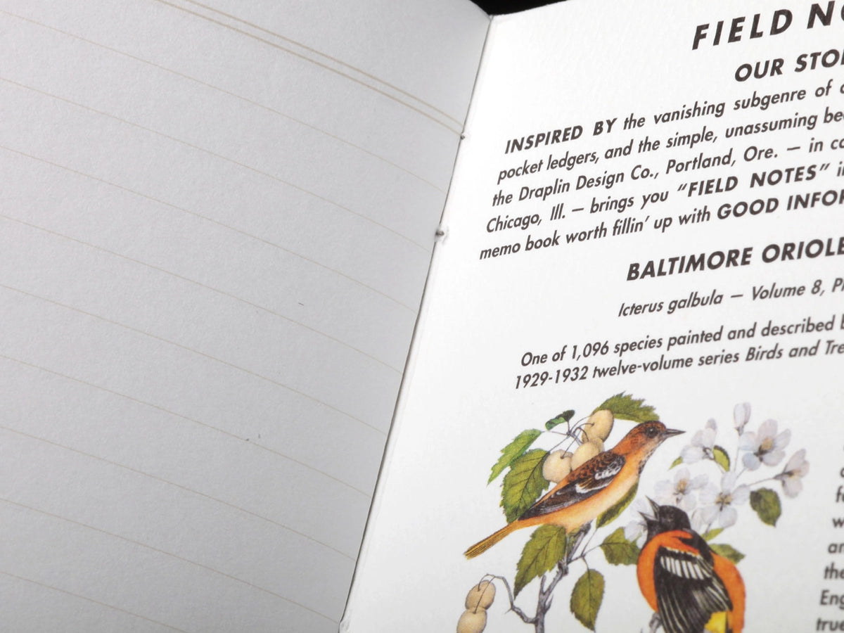 Field Notes Birds and Trees of North America Memo Book Set of 3 - Pack ...
