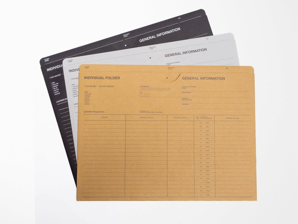 Laconic Individual Folder - A4 – Jenni Bick Custom Journals