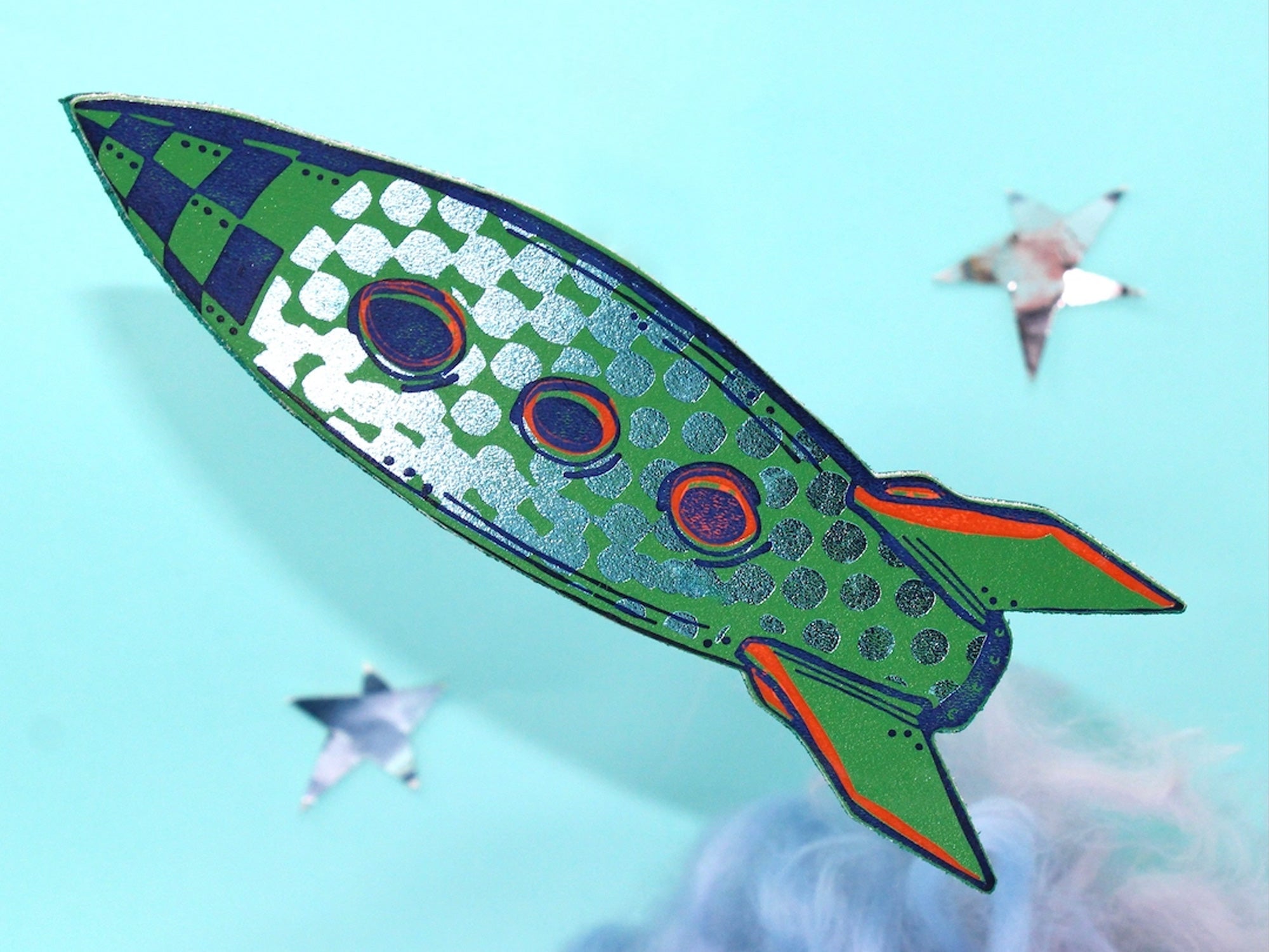 Leather Rocket Bookmark – Jenni Bick Custom Journals