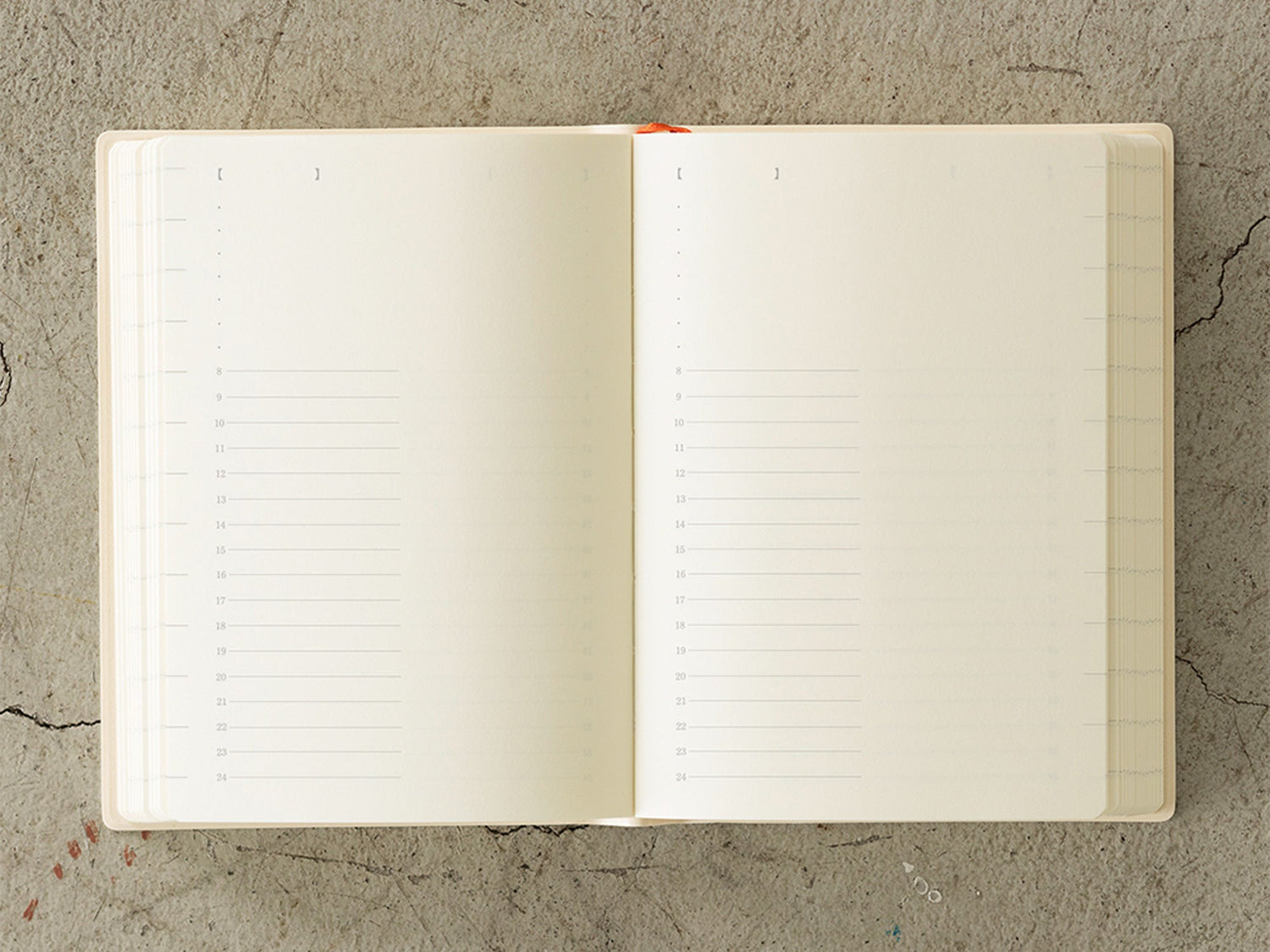 Midori MD Notebook Diary 2026 - 1 Day 1 Page – Jenni Bick Custom Journals