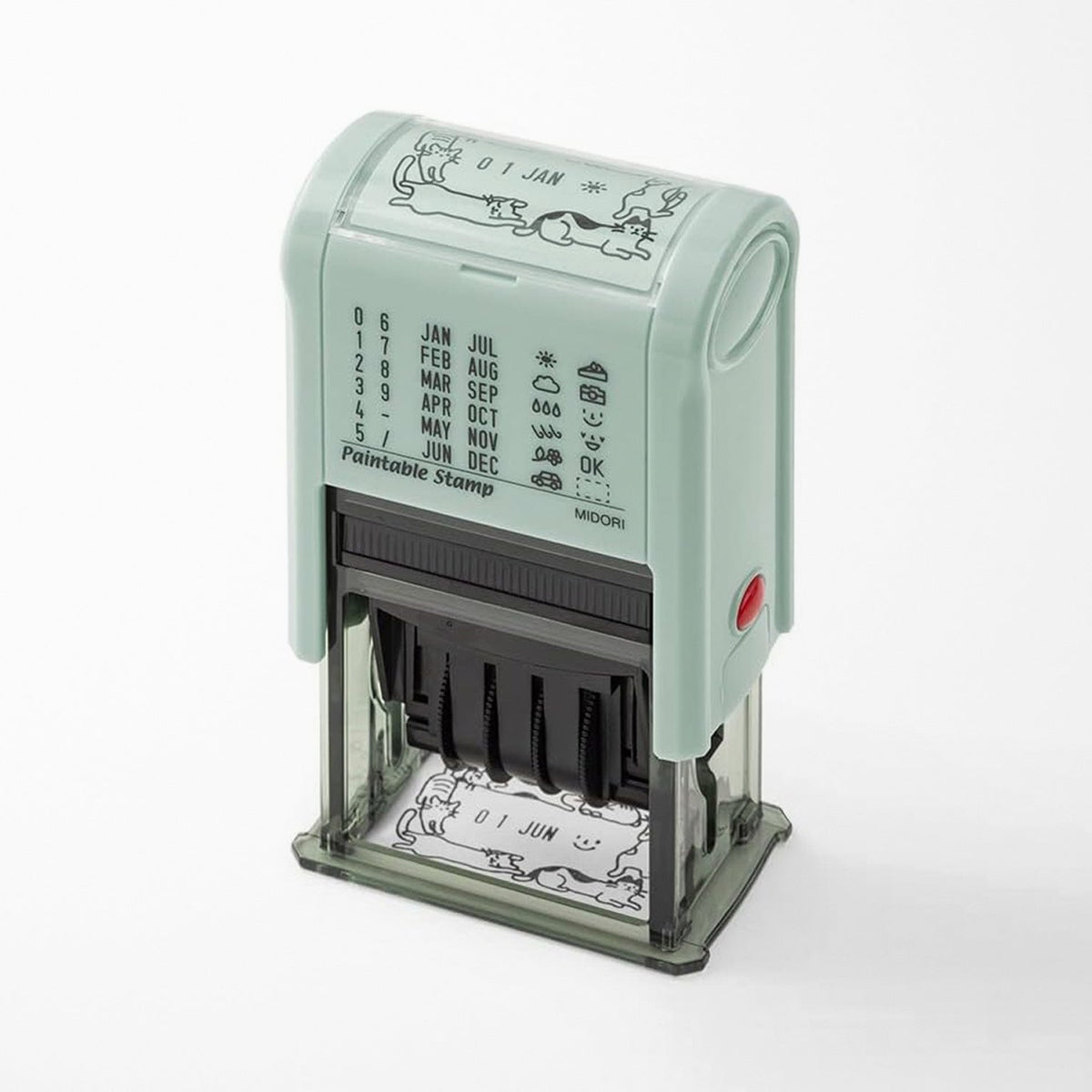 Midori Rotating Date Stamp - Cats – Jenni Bick Custom Journals