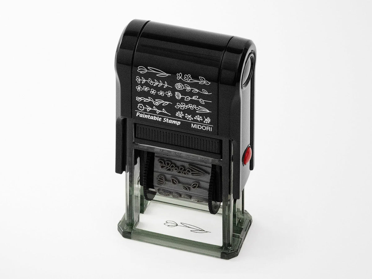 Midori Rotating Stamp - Flowers – Jenni Bick Custom Journals