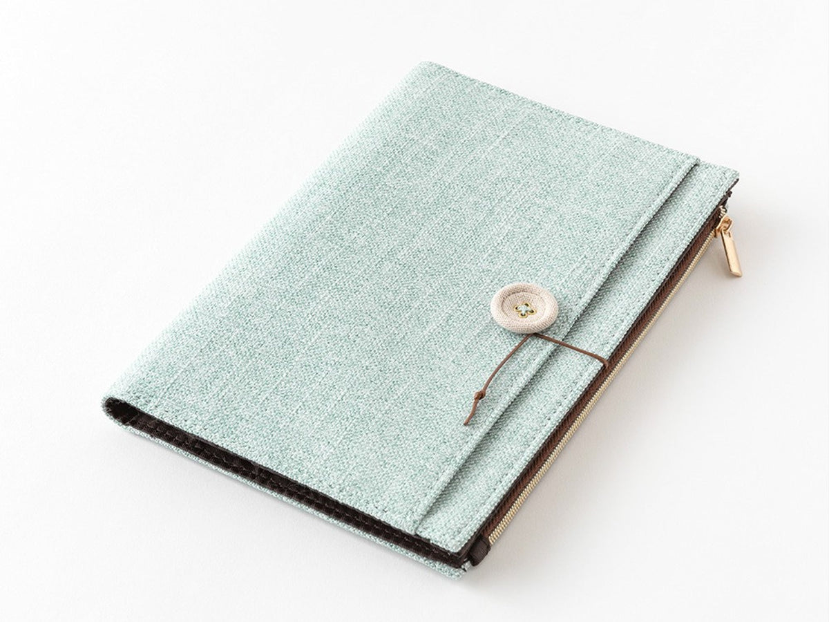 Midori Yuru Log Notebook Cover B6 - Light Blue Cloth – Jenni Bick ...