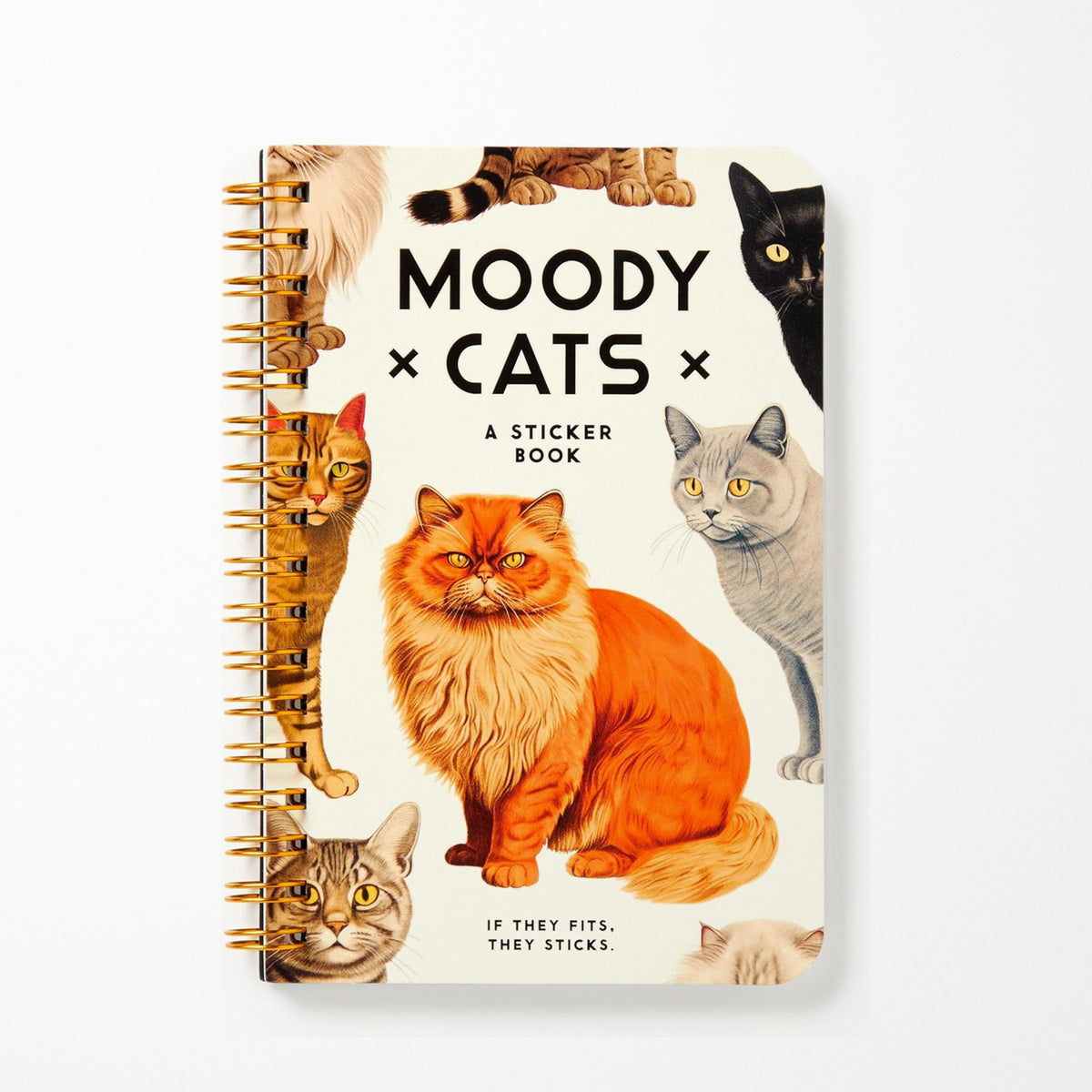 Moody Cats Sticker Book – Jenni Bick Custom Journals