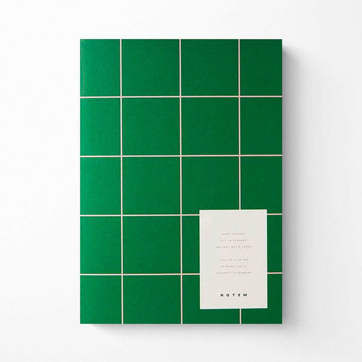 Notem MILO Weekly Work Journal - Green & Rose – Jenni Bick Custom Journals
