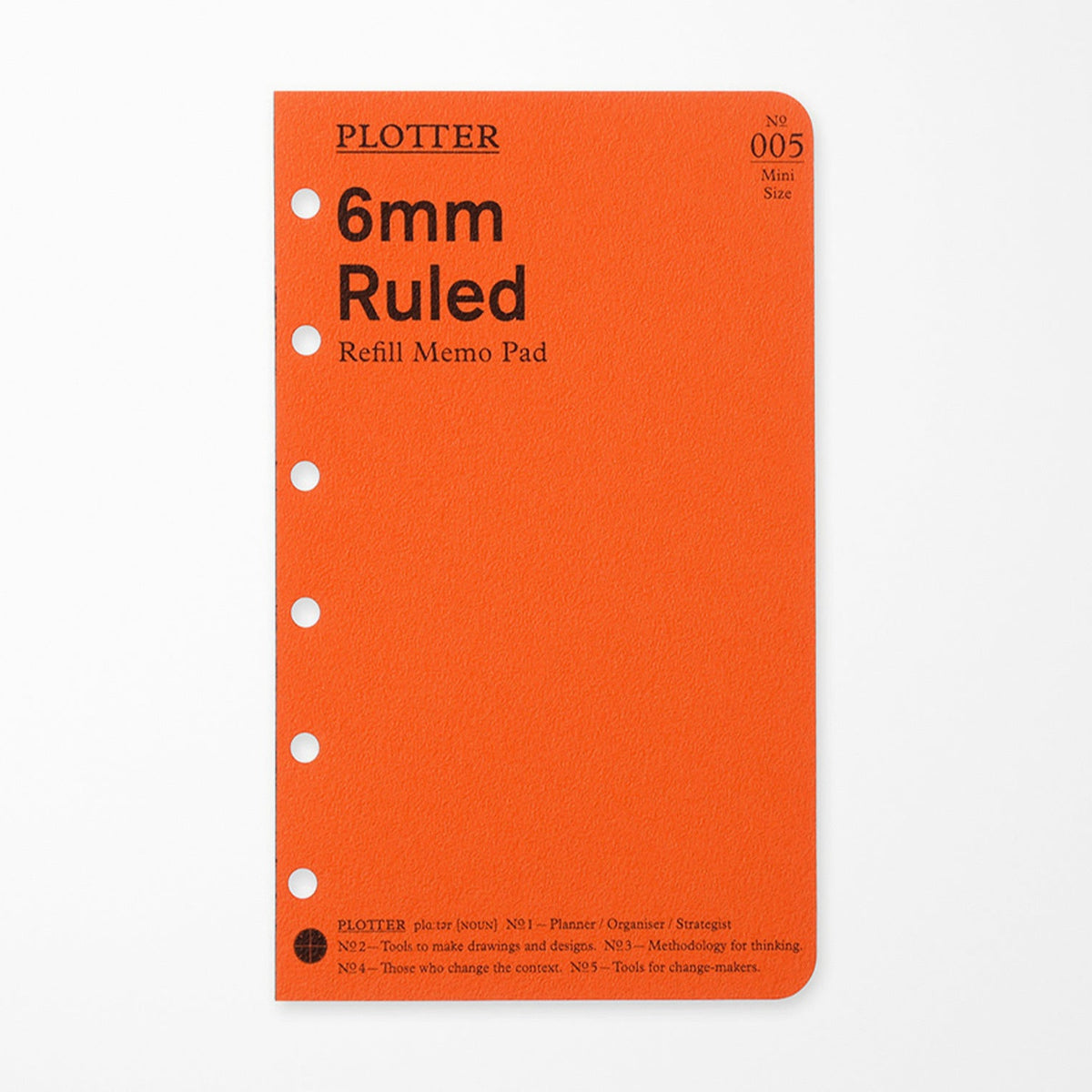 PLOTTER Refill Memo Pad Ruled - Mini Size – Jenni Bick Custom Journals