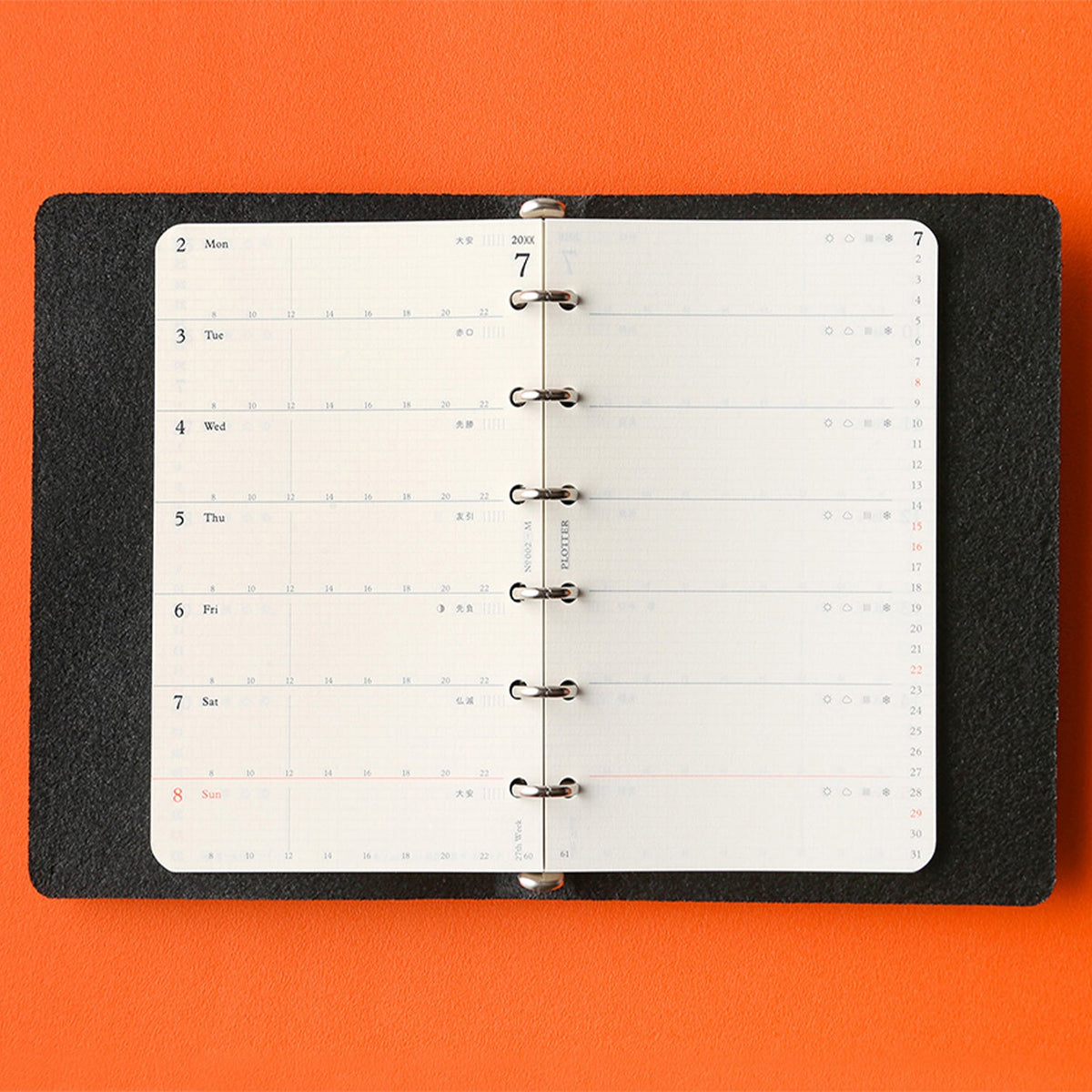 PLOTTER Refill Weekly Schedule Refill 2026 - Mini Size – Jenni Bick ...