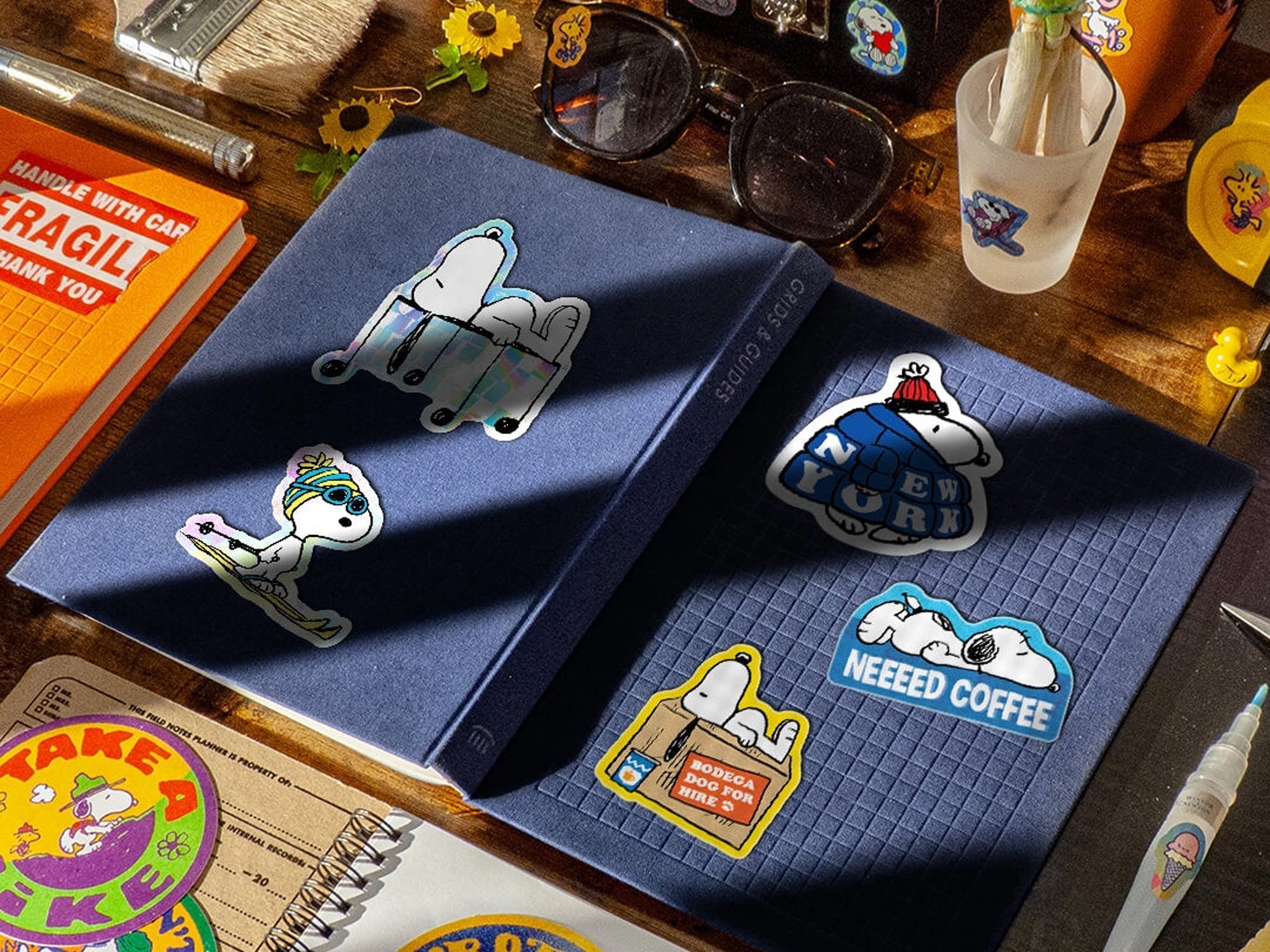 Peanuts Neeeed Coffee Vinyl Sticker – Jenni Bick Custom Journals