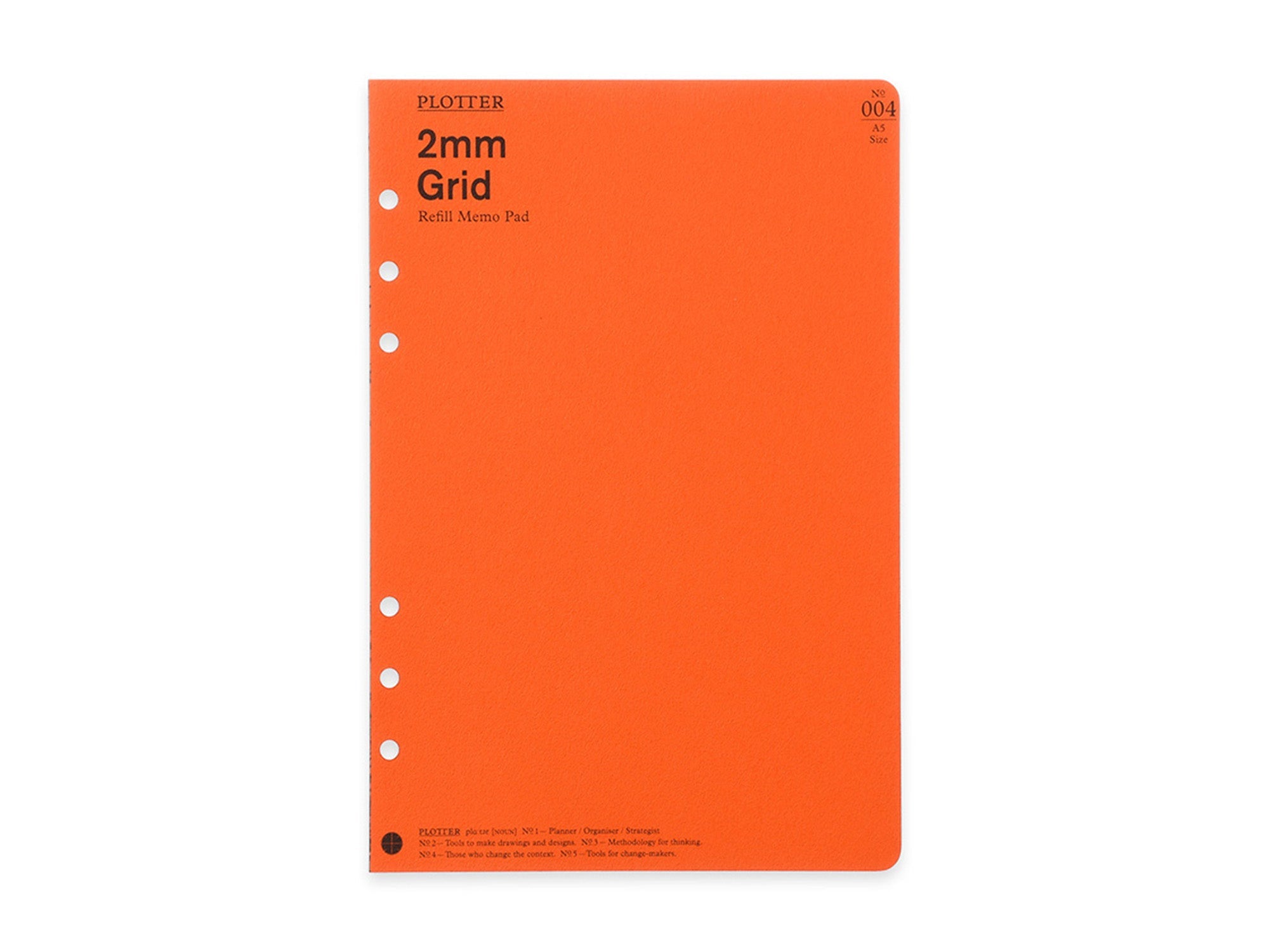 PLOTTER Refill Memo Pad 2mm Grid - A5 Size – Jenni Bick Custom Journals
