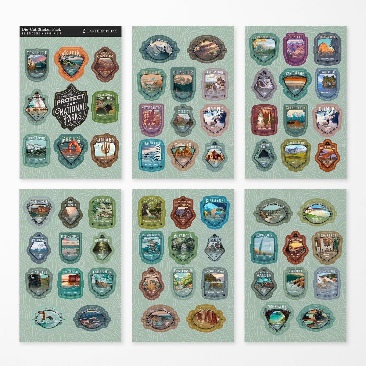 Protect Our National Parks Stickers - Pack of 64 – Jenni Bick Custom ...