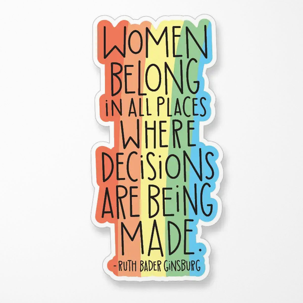 RBG Decisions Vinyl Sticker – Jenni Bick Custom Journals