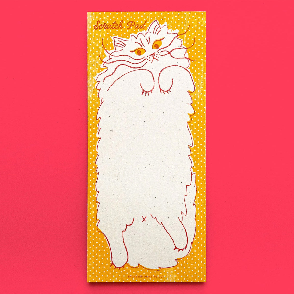 Scratch Pad Cat Risograph Notepad – Jenni Bick Custom Journals