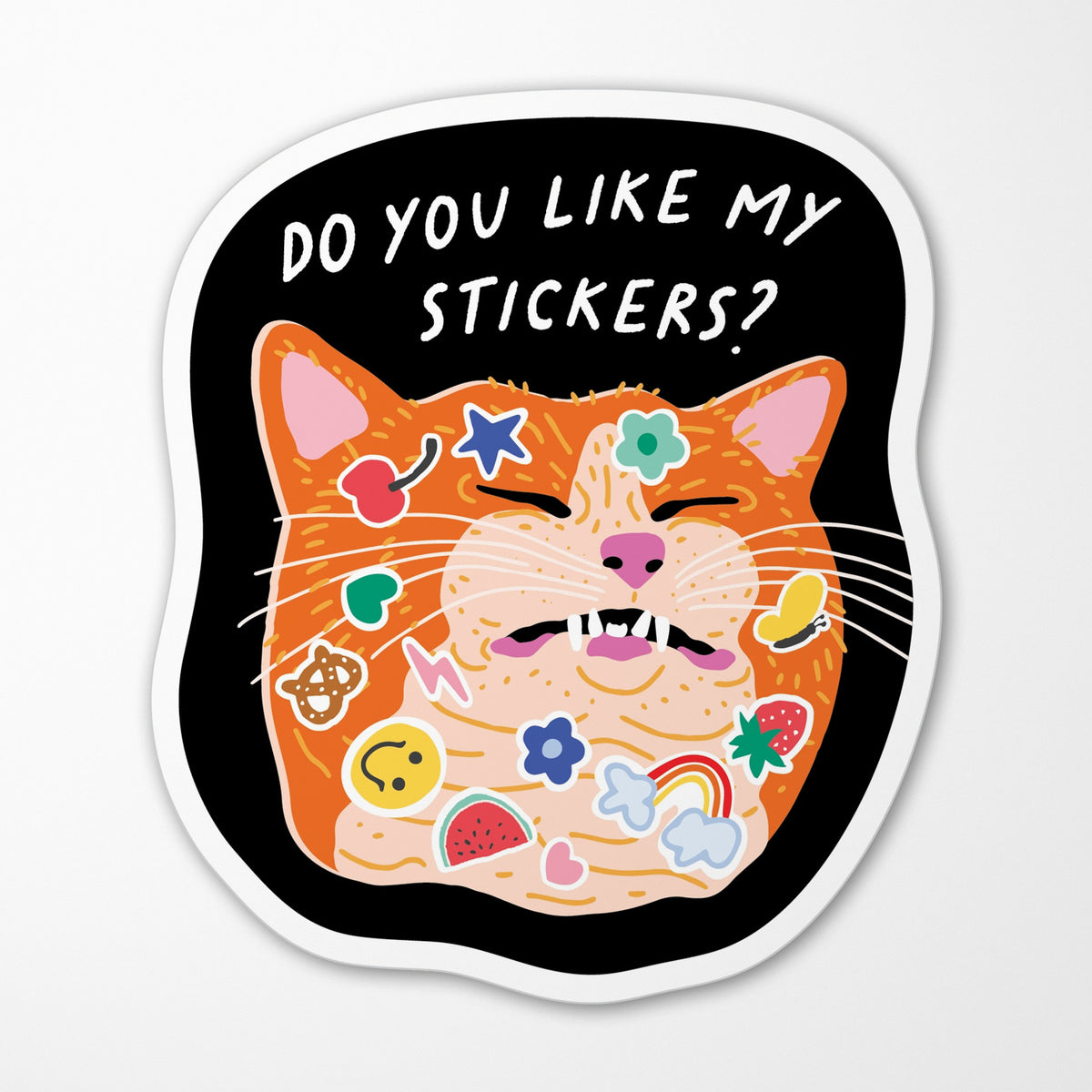 Stickers on Cat Vinyl Sticker – Jenni Bick Custom Journals