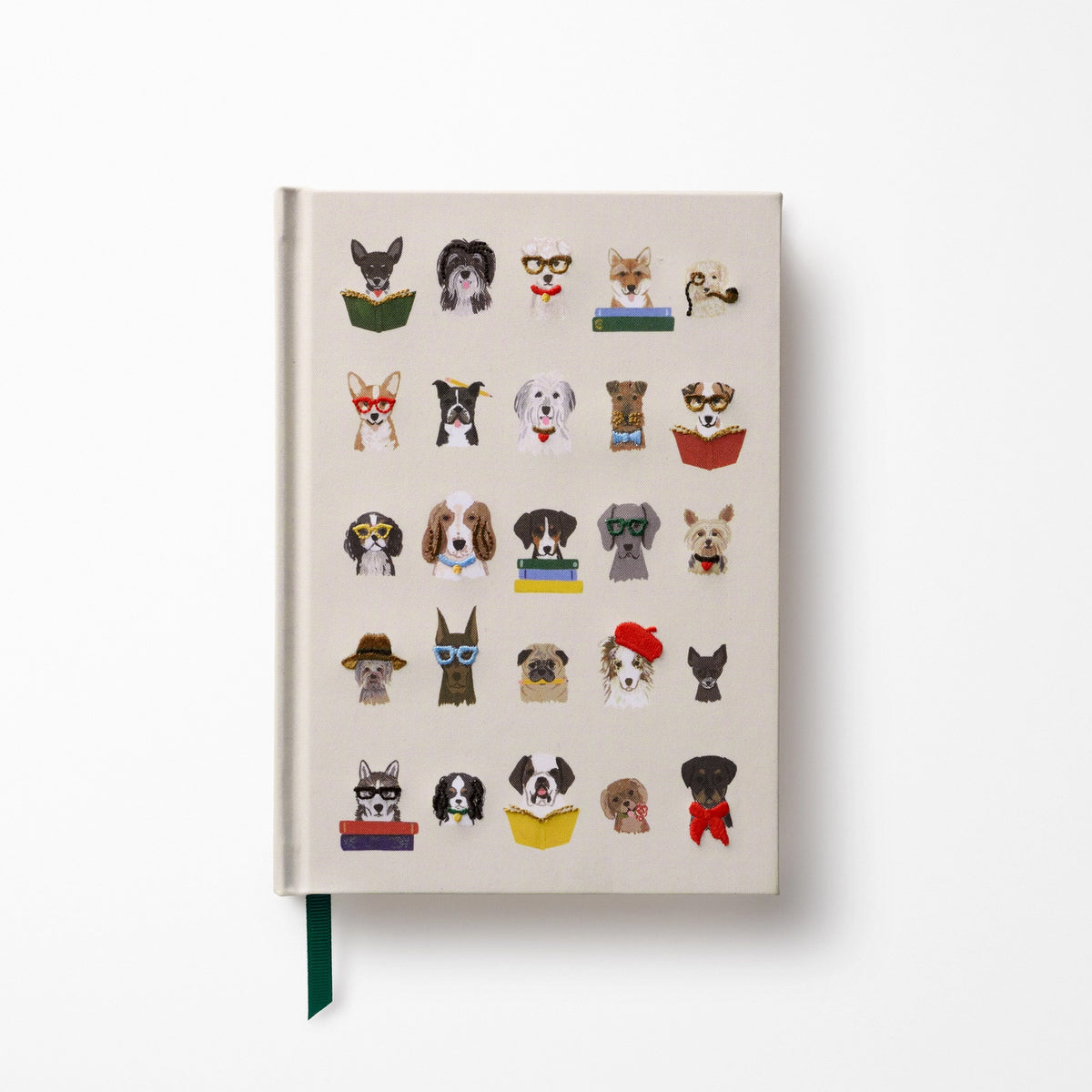 Studious Dogs Embroidered Journal – Jenni Bick Custom Journals
