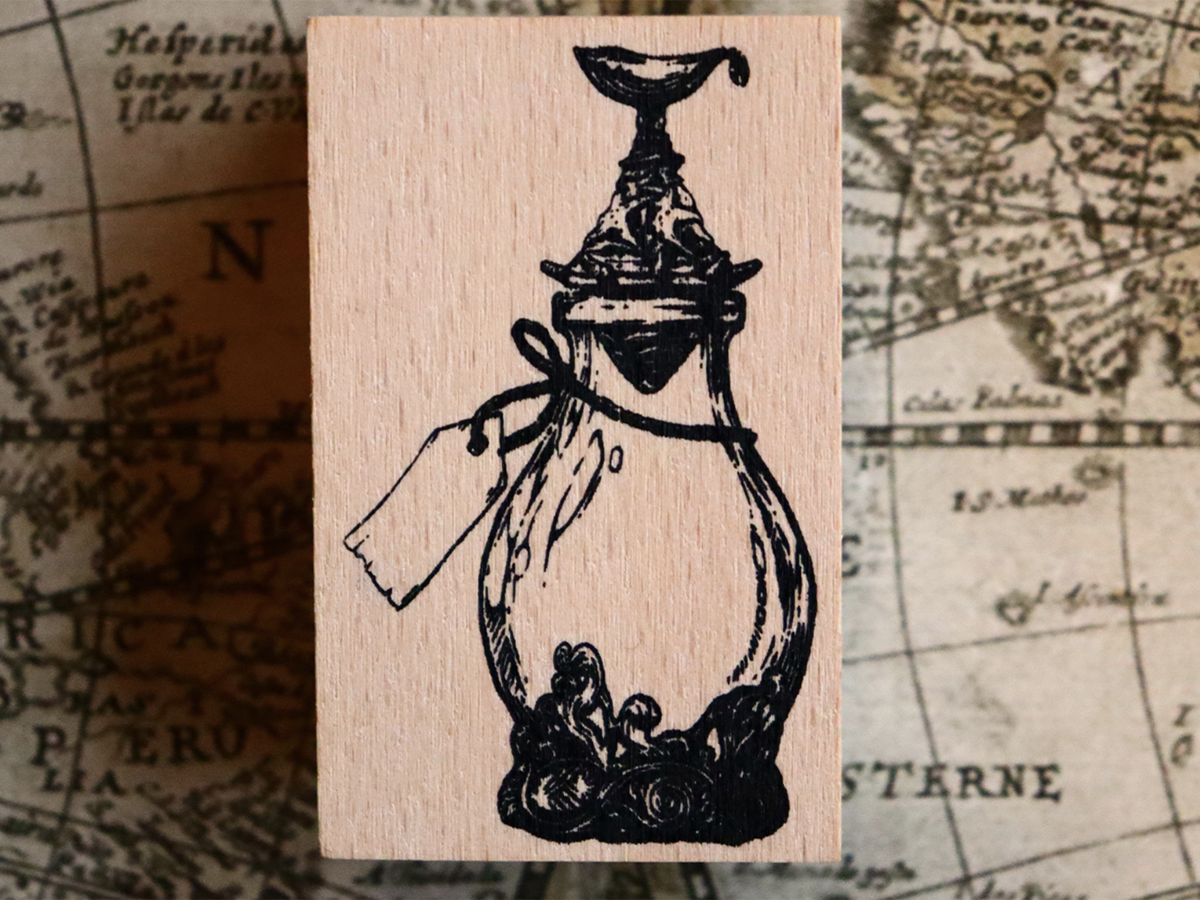 Wood Stamp A Log of Atlantis – Jenni Bick Custom Journals