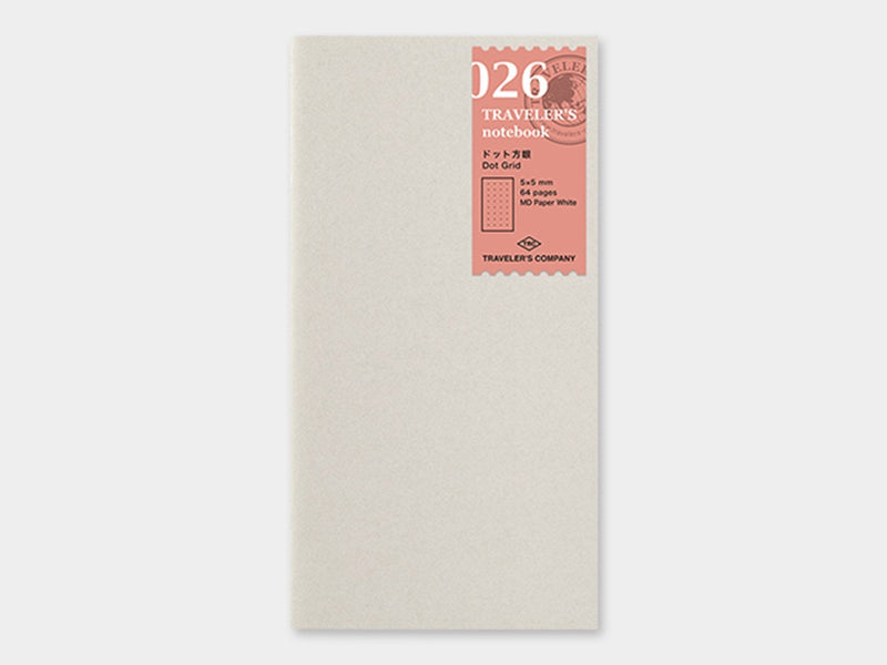 026 Dot Grid Page Refill TRAVELER'S Notebook - Regular Size – Jenni ...