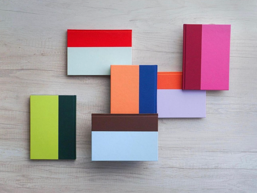 The Cutting Edge Color Block Notebook - Pecan + Ice – Jenni Bick Custom ...
