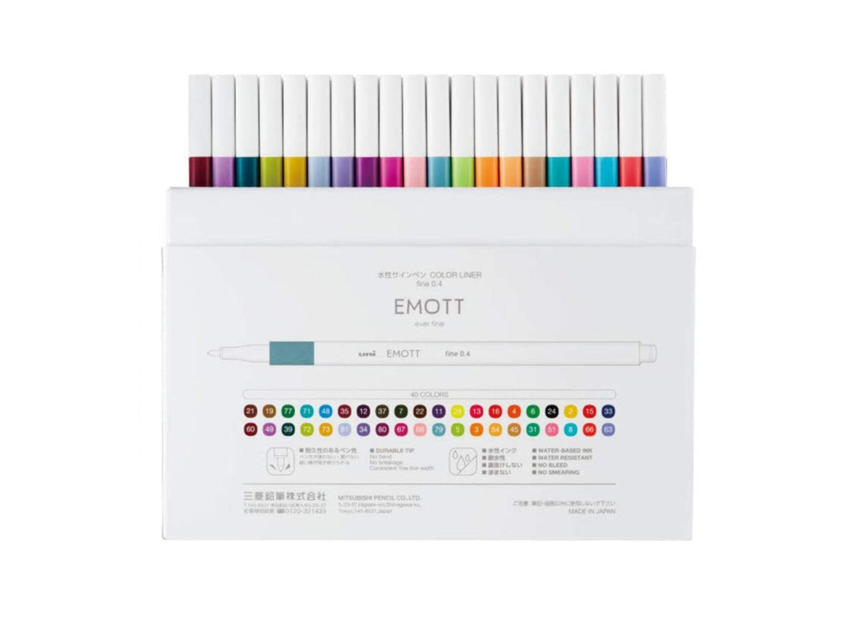 Emott Ever Fine Color Liners Complete Set of 40 – Jenni Bick Custom ...