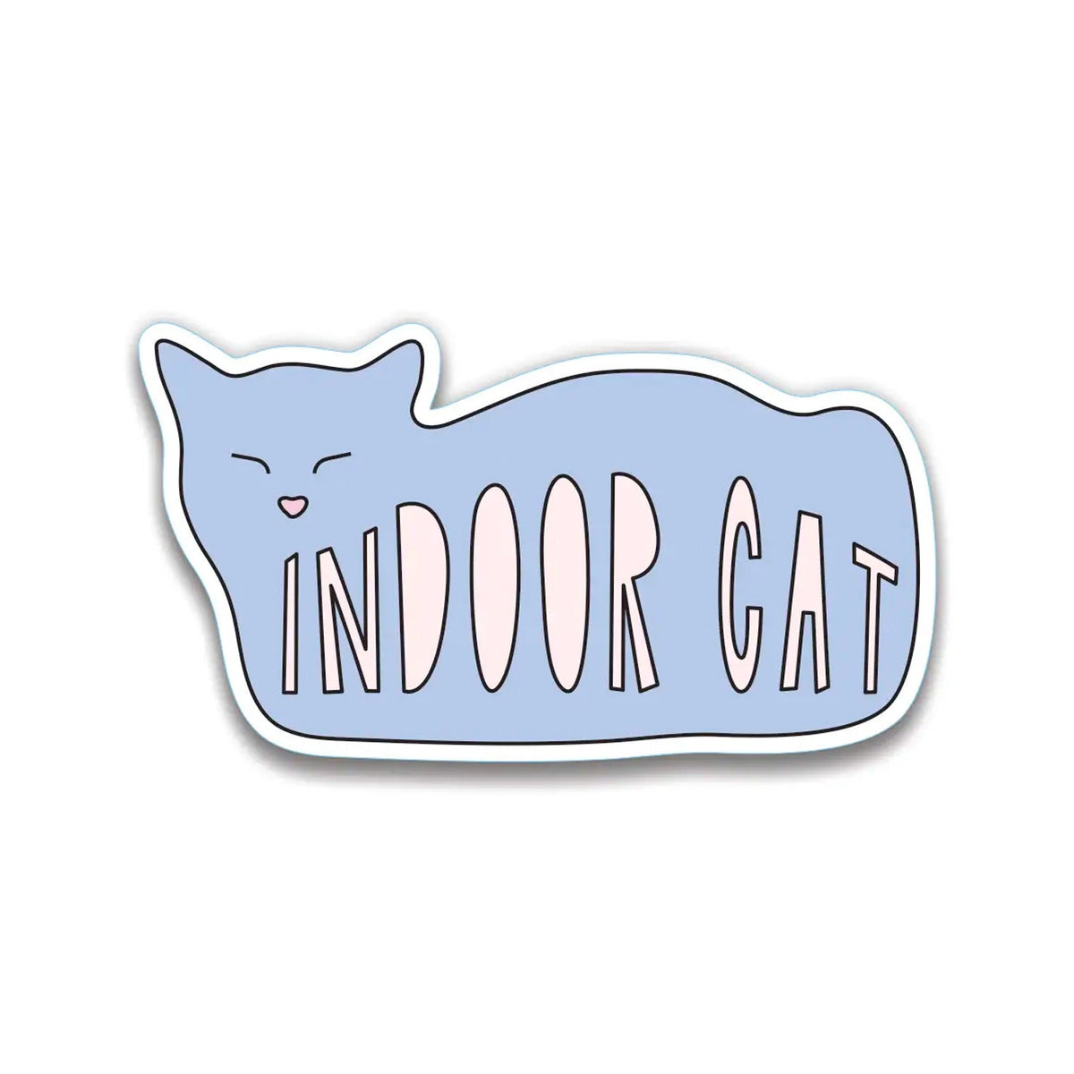 Indoor Cat Sticker – Jenni Bick Custom Journals