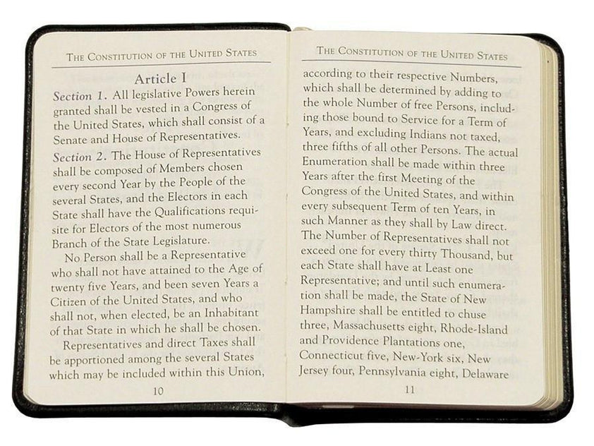Leather Bound United States Constitution – Jenni Bick Custom Journals