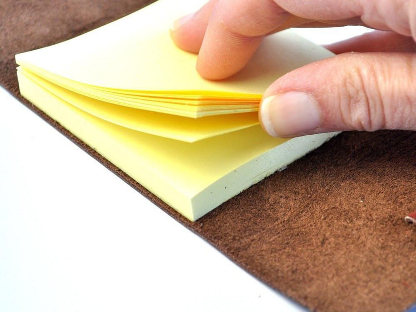 Leather Wrap Sticky Note Pad – Jenni Bick Custom Journals