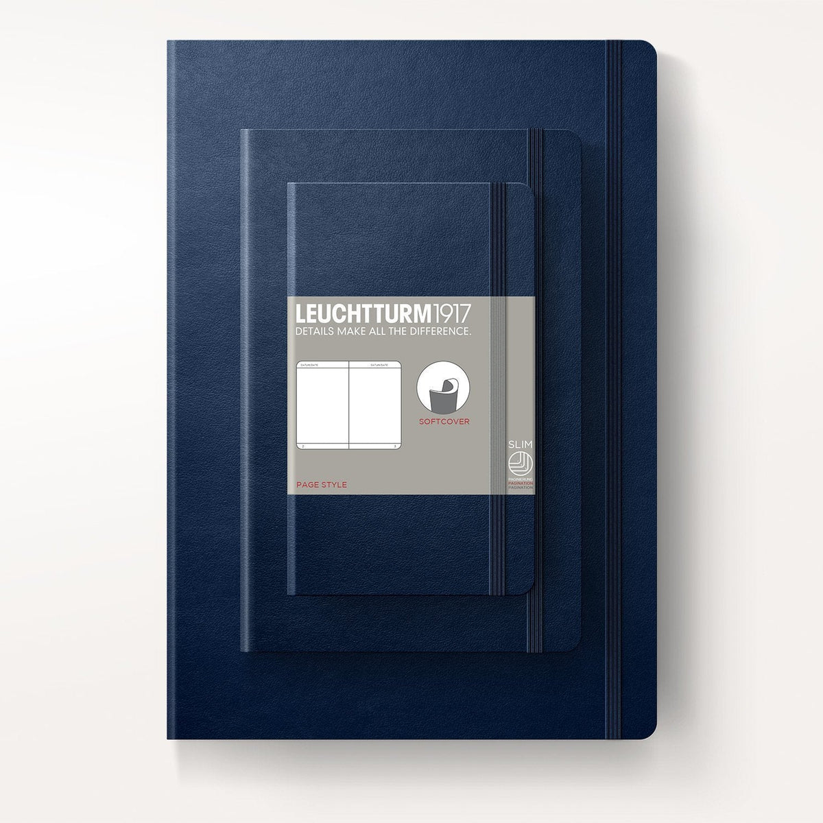 Leuchtturm 1917 Softcover Notebook - Navy Blue – Jenni Bick Custom Journals