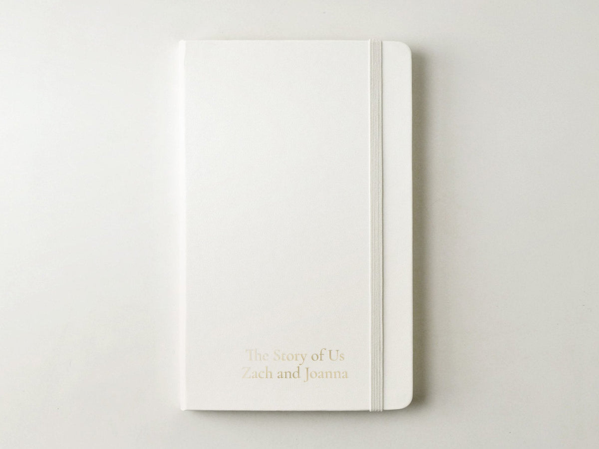 Moleskine Classic Hardcover Notebook - White – Jenni Bick Custom Journals